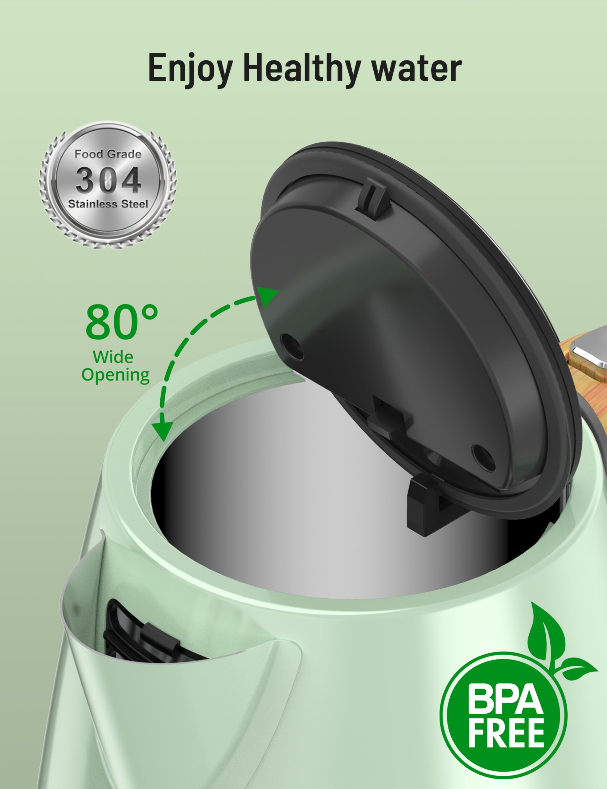 Snapklik.com : Electric Kettle For Boiling Water, Paris Rhone 1.7L ...