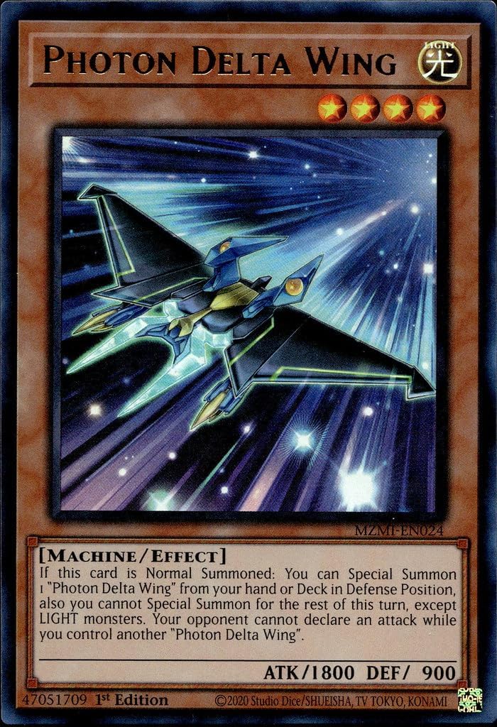 Amazon.com: Photon Delta Wing - MZMI-EN024 - Ultra Rare - 1st Edition ...