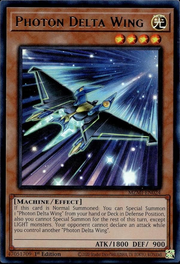 Amazon.com: Photon Delta Wing - MZMI-EN024 - Ultra Rare - 1st Edition ...