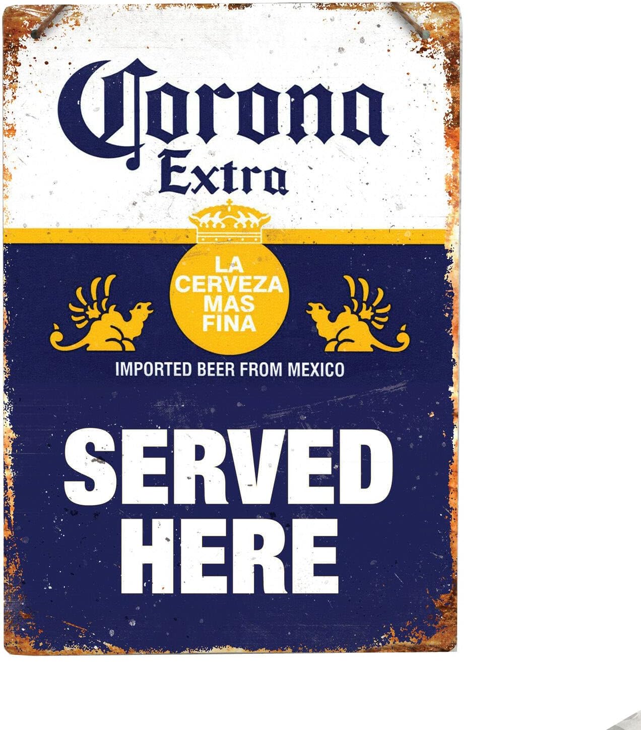 Amazon.com: Nincrane Vintage Corona Extra Beer Decor Tin Sign Retro ...
