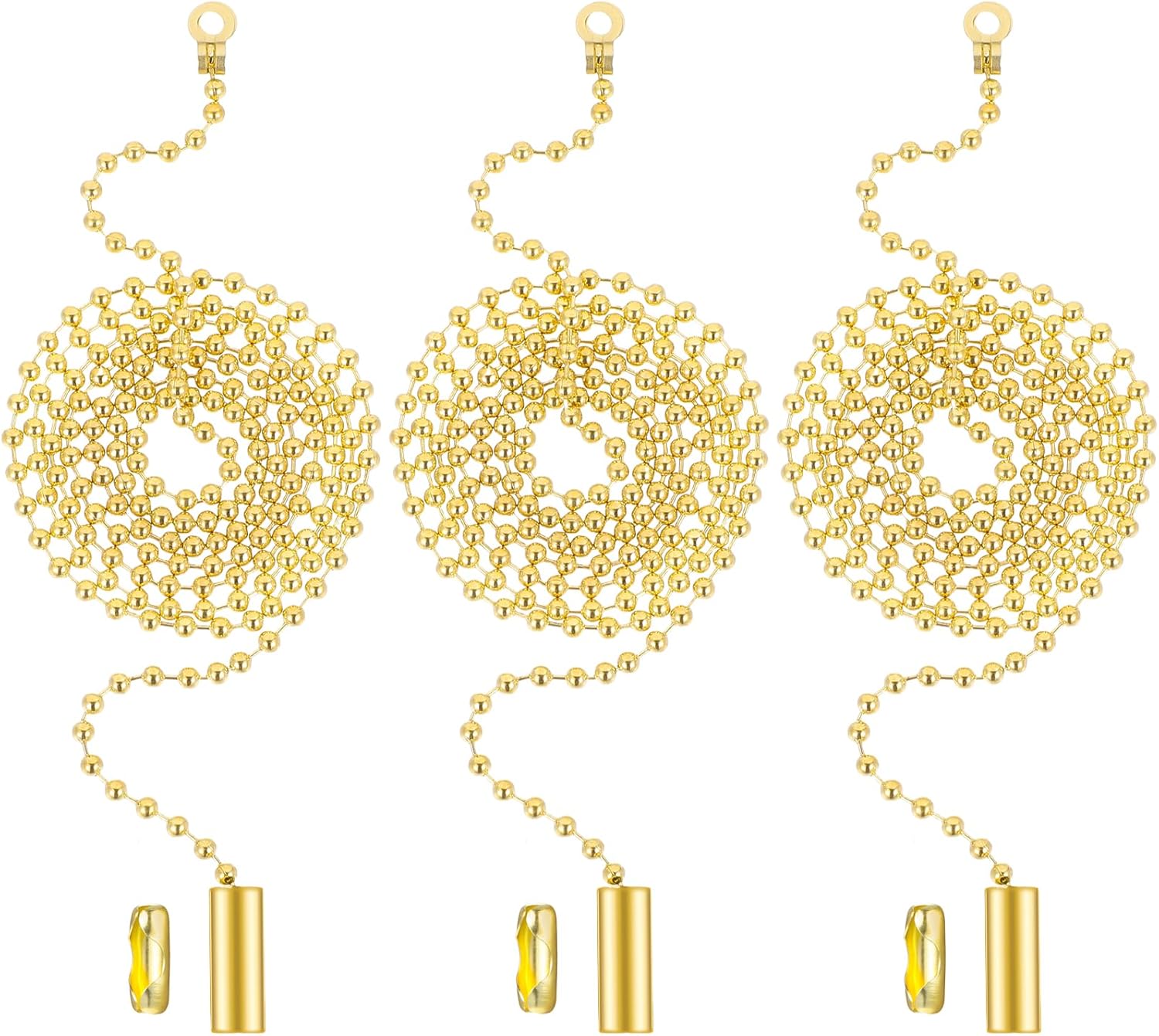 Amazon.com: JJUNW 3 Pack Pull Chain String Extension Ceiling Fan Pull ...