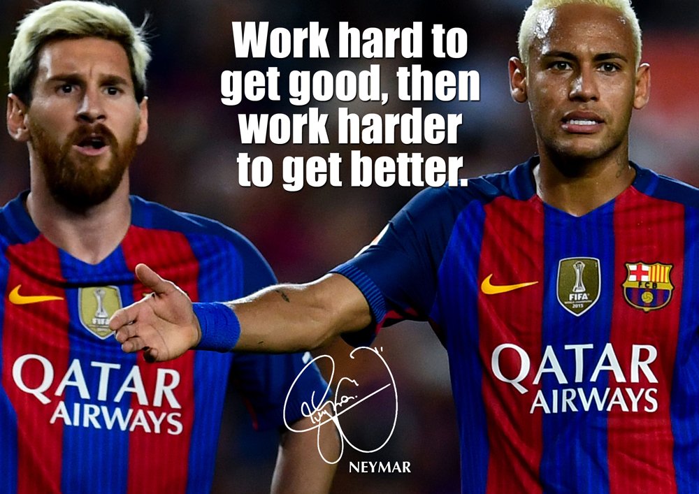 Neymar Motivational Quotes Neymar Jr Quotes ' Poster, Picture, Metal