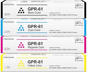 Amazon.com: GPR61 GPR-61 High Yield Toner Cartridges Replacement for ...