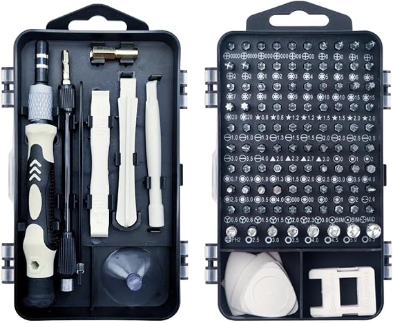Tongdejing Precision Screwdriver Set,115pcs Electronics Repair Tool Kit ...