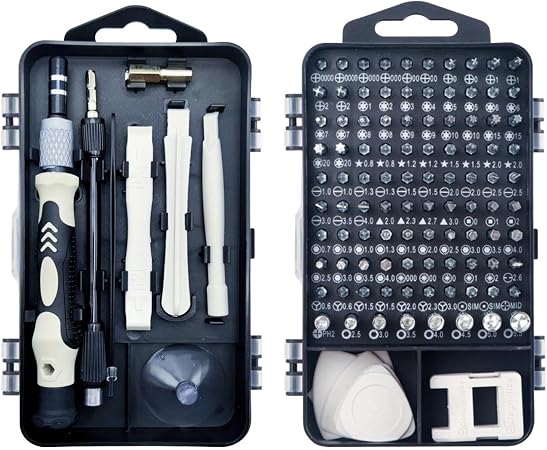 Tongdejing Precision Screwdriver Set,115pcs Electronics Repair Tool Kit ...
