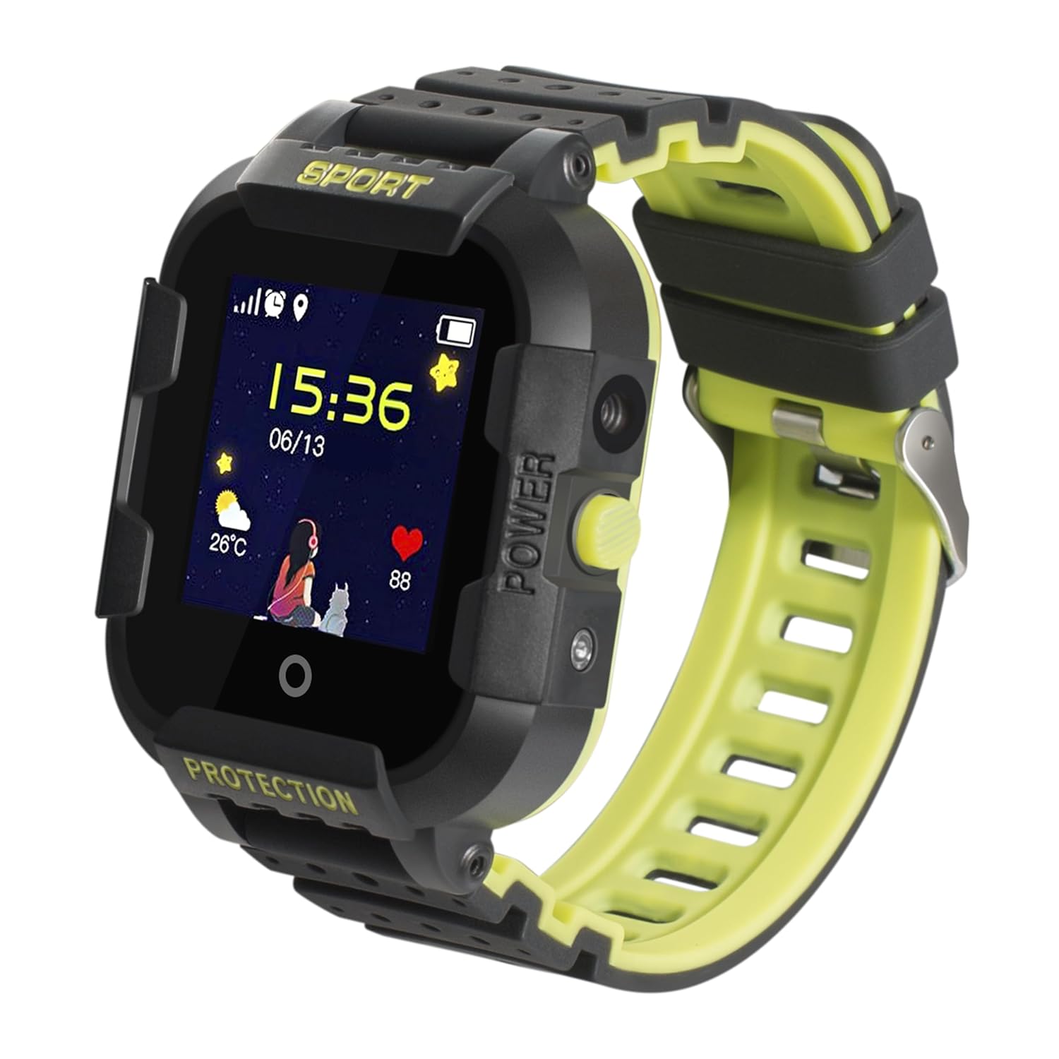 Turet Kids Smart Watch— GPS Tracker Watch with Voice & Video Call, SOS ...