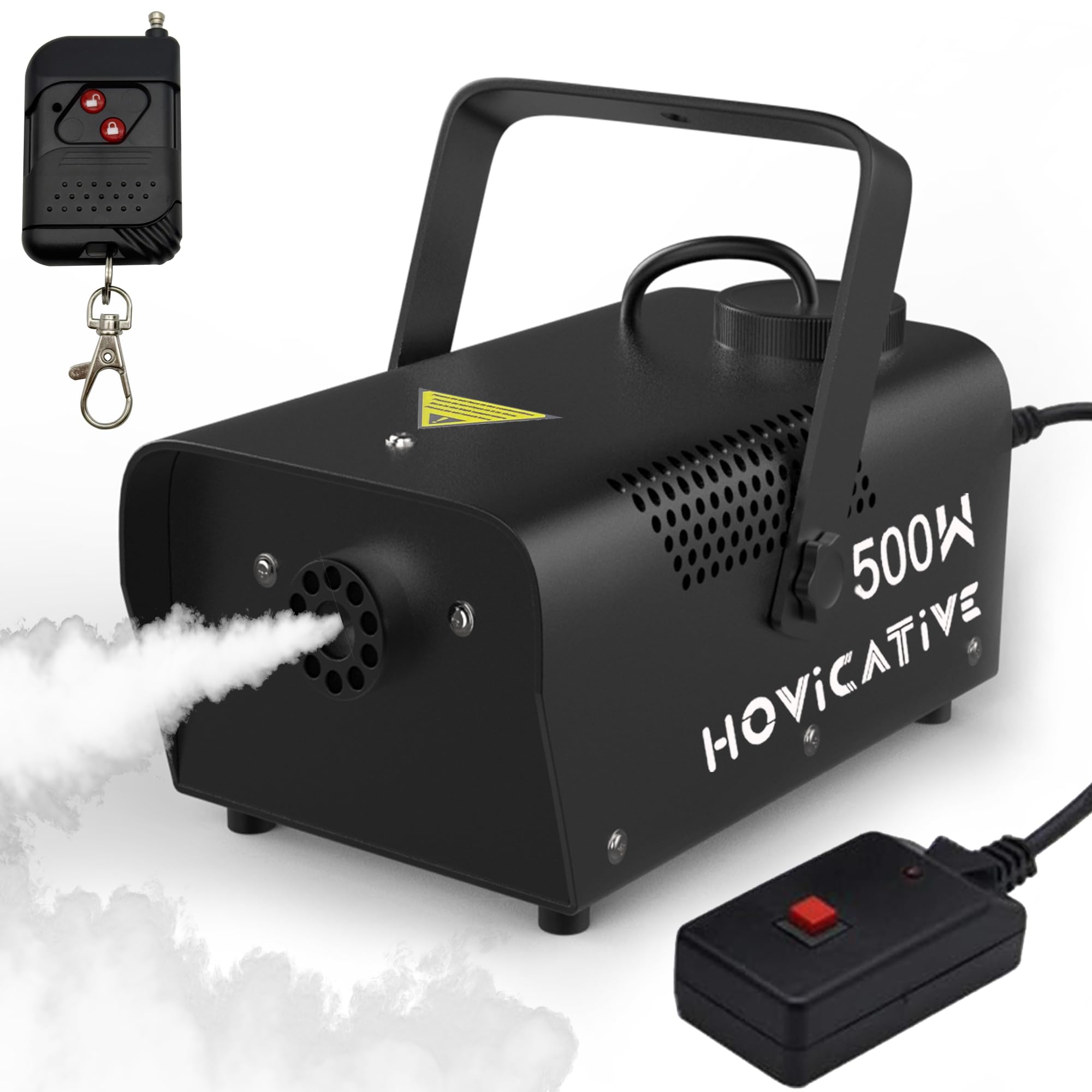 Amazon.com: Fog Machine, 500W Mini Smoke Machine, 2500CFM Fog with ...