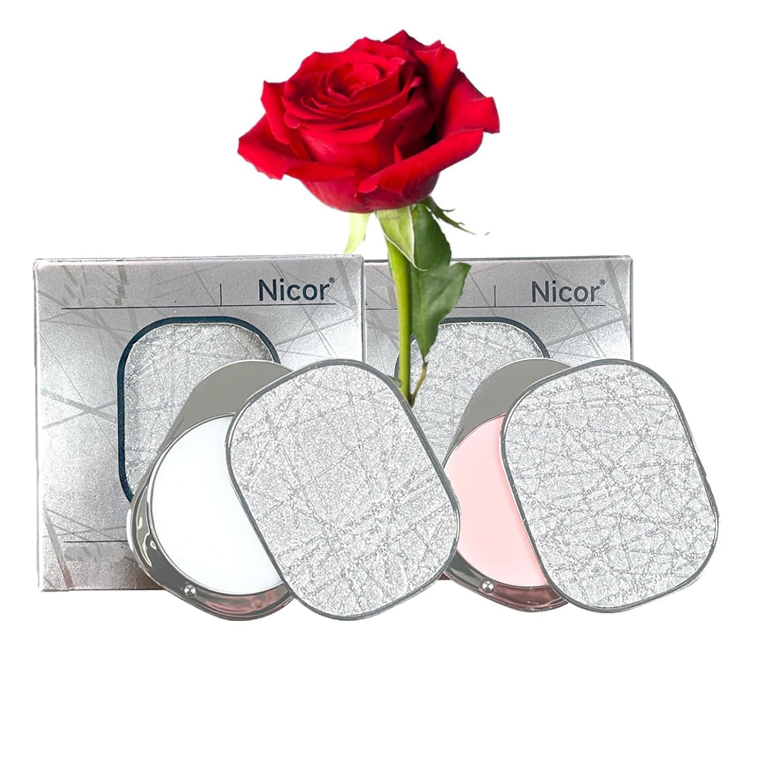 Amazon.com : Grospe 2PCS Solid Balm Sets Solid Perfume Portable Pocket ...