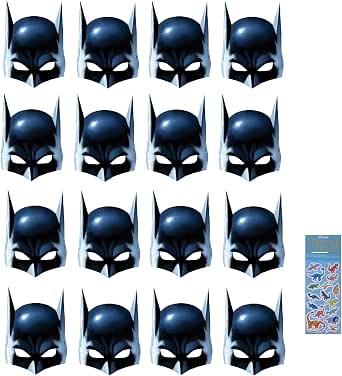 Unique Batman Super Hero Birthday Party Supplies Favor Bundle includes ...