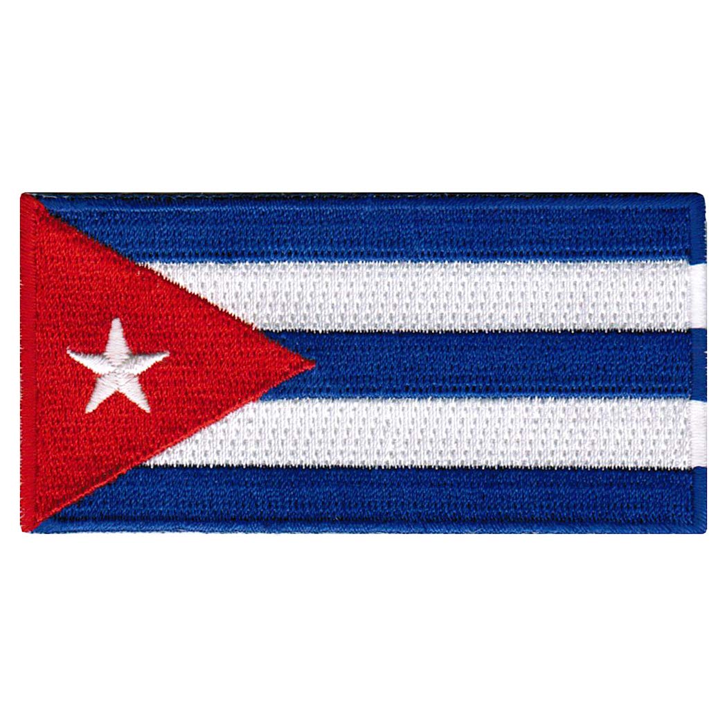 Amazon.com: Cypress Collectibles - Cuba Flag Patch - Premium Embroidered Appliqué - Carribean ...