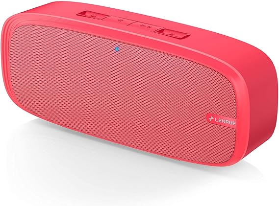 Amazon.com: LENRUE Bluetooth Speaker, Wireless Portable Speaker with ...