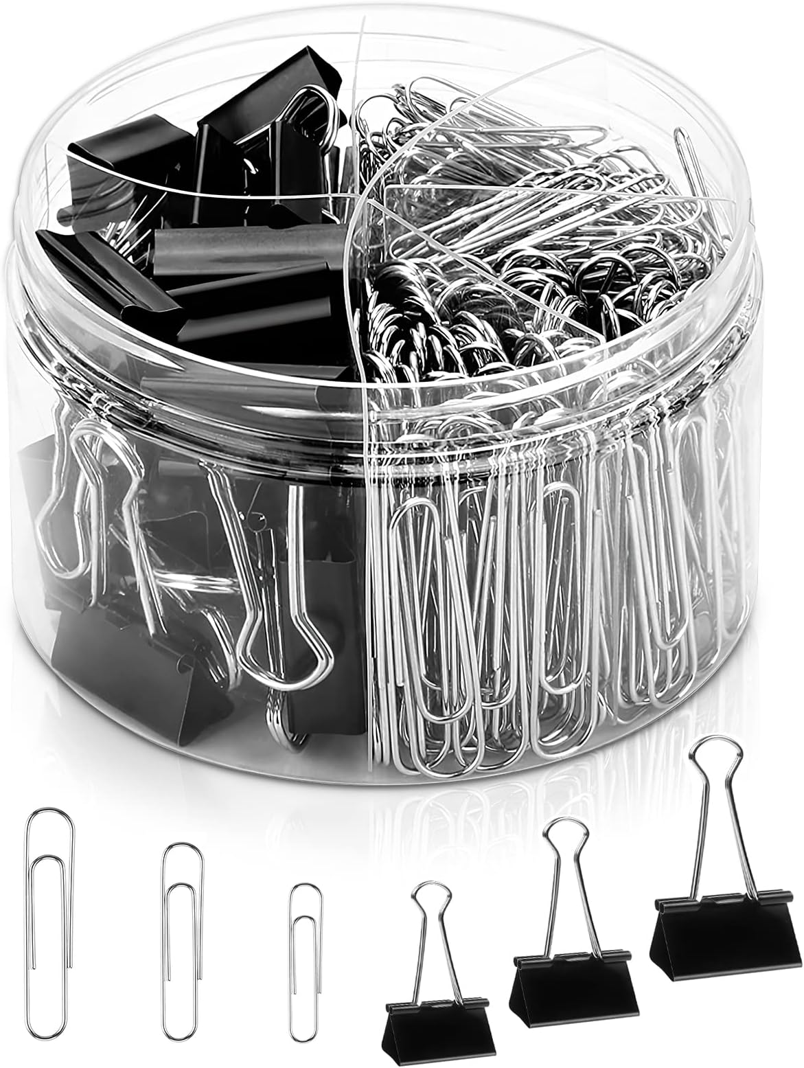 PAPERPAL #1 Trombones lisses, 600 trombones moyens (6 boîtes de 100 ...