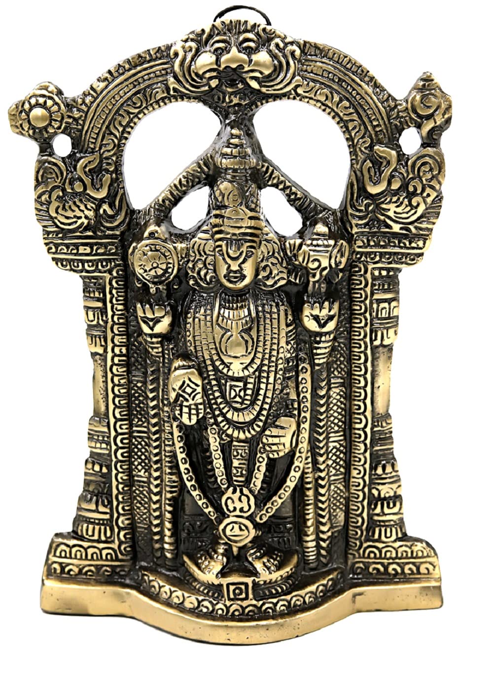 Buy ARTSMART Handmade Metal Tirupati Balaji Decorative Showpiece Lord ...