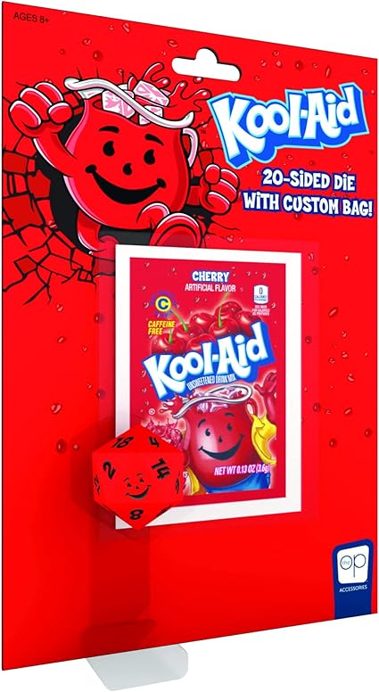 Amazon.com: Kool-Aid 20-Sided Die | 36mm Large Collectible d20 with ...