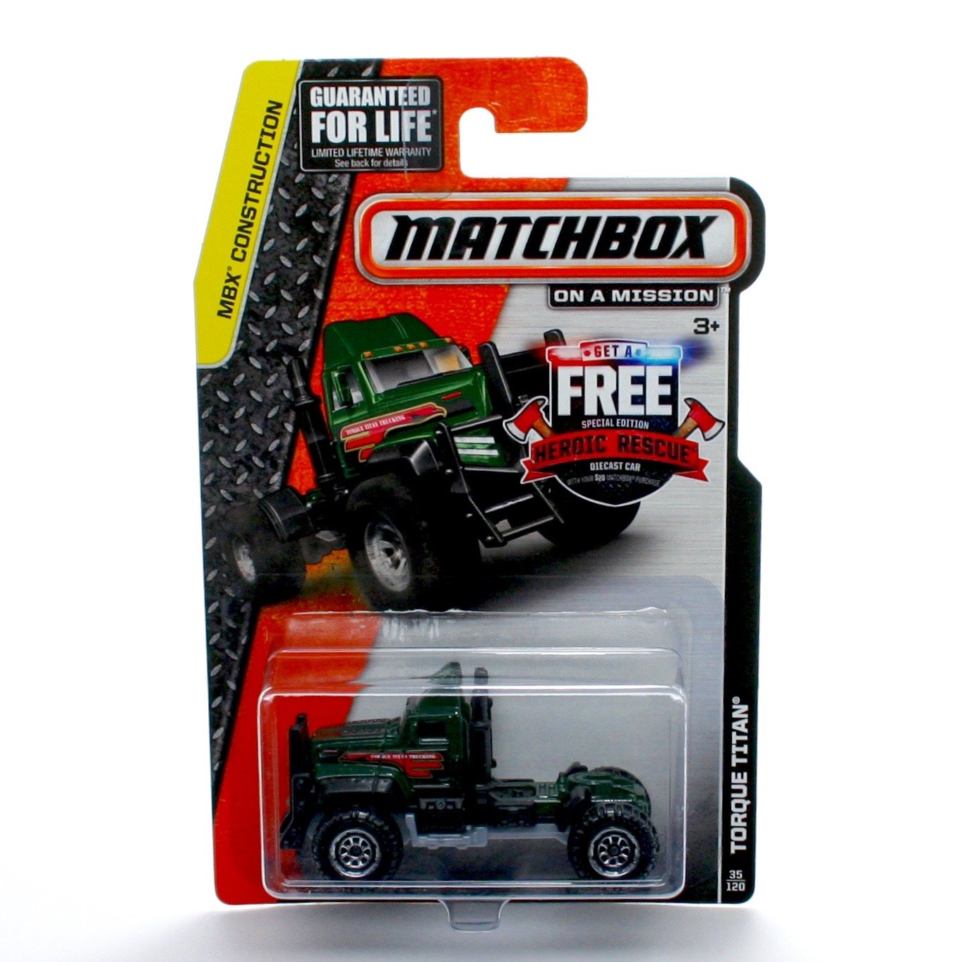 Buy Torque Titan (Dark Green) * Mbx Construction * 2014 Matchbox On A ...