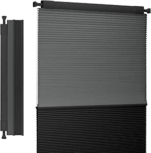 Amazon.com: Boolegon Day and Night Cellular Shades No Tools No Drill Blinds for Window Cordless ...