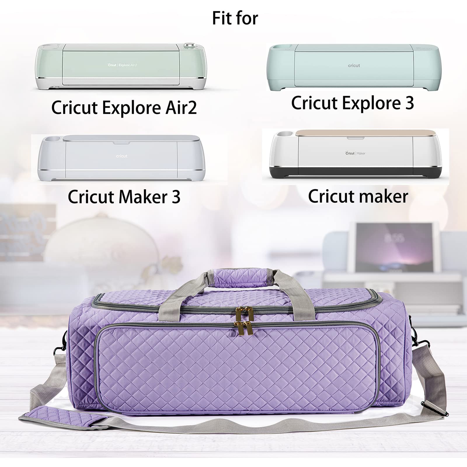Snapklik.com : Carrying Case For Cricut Maker 3, Maker 4, Explore Air 2 ...