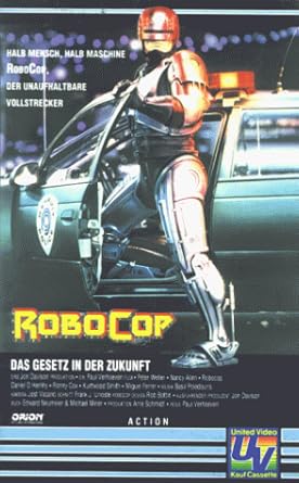 Amazon.com: RoboCop [VHS] : Peter Weller, Nancy Allen, Dan O'Herlihy ...