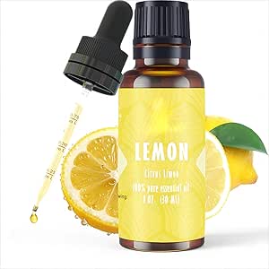 Amazon.com: Pure Lemon Essential Oil 30ML with Graduated Dropper - 100% ...