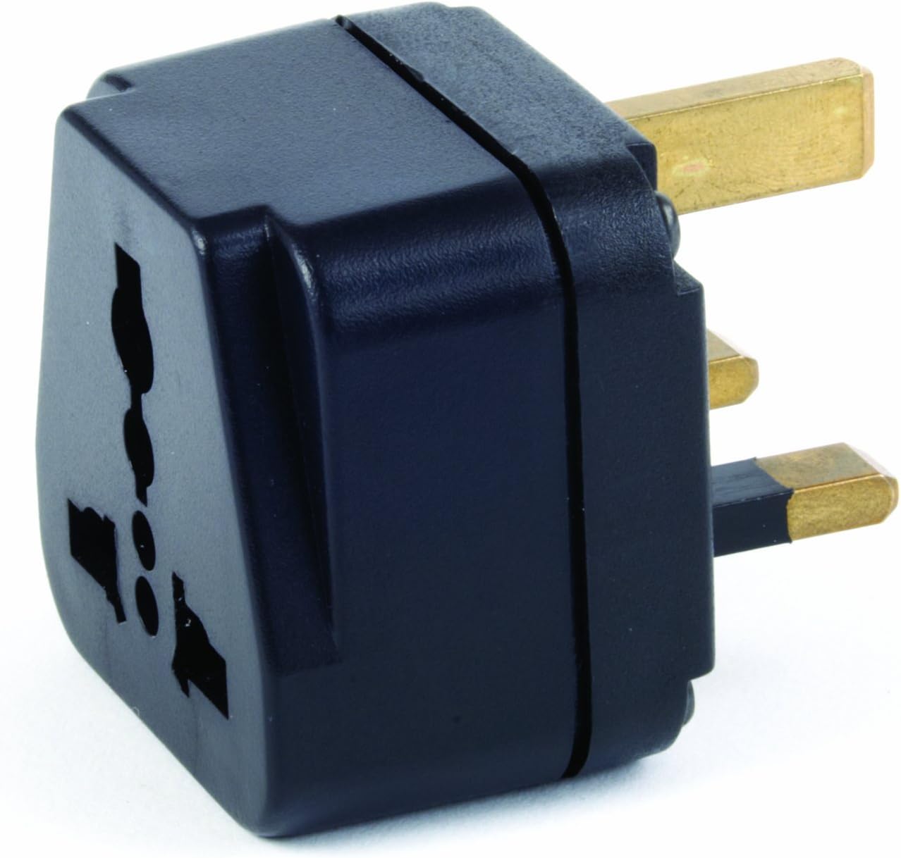 Samsonite Luggage Global Grounded Adapter Plug, Black, One Size ...