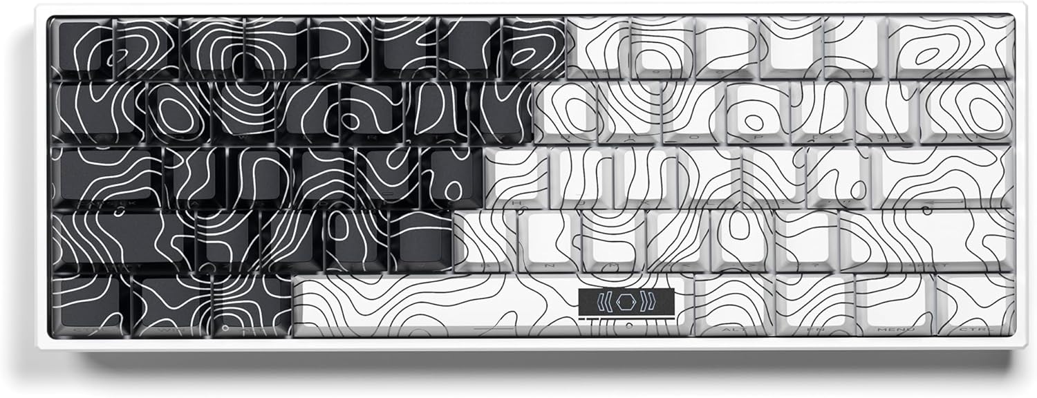 Amazon.com: GMKWTL XVX Topographic PBT Keycaps, Shine Through Key caps ...