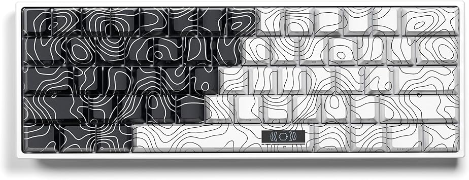 Amazon.com: GMKWTL XVX Topographic PBT Keycaps, Shine Through Key caps ...