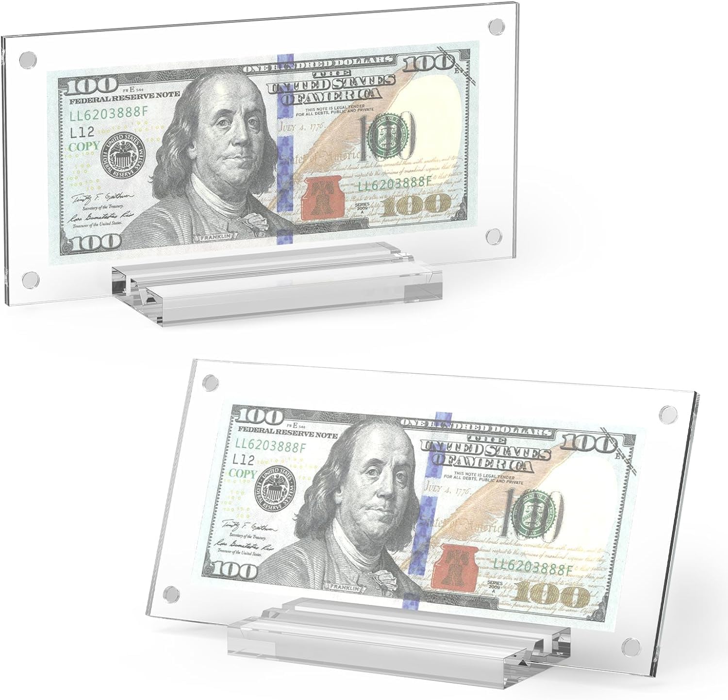 Amazon.com: Dollar Bill Frame Holder for Collectors Acrylic Display ...