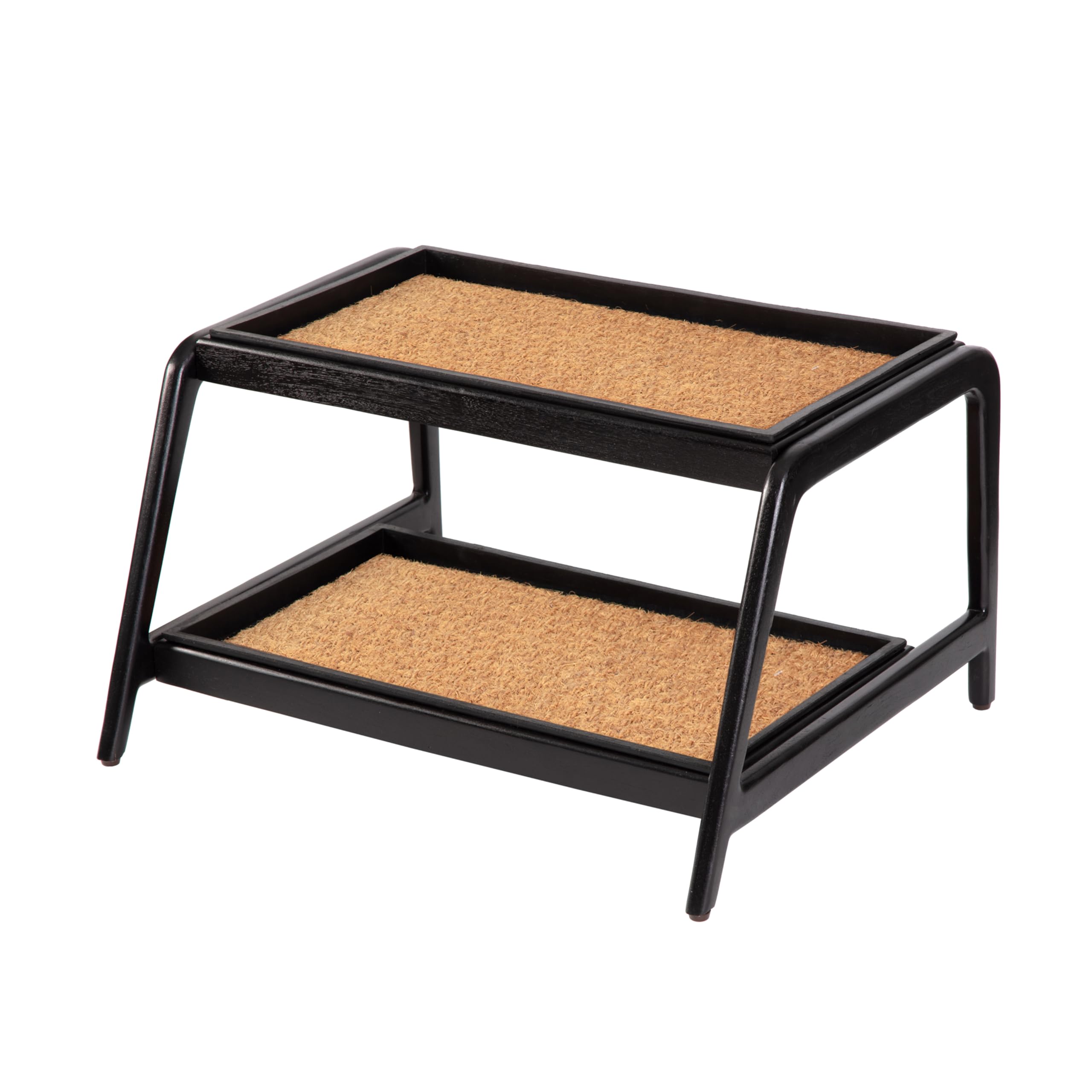 Amazon.com: Anji Mountain Wooden Boot/Shoe Tray Stand with Coir Insert ...