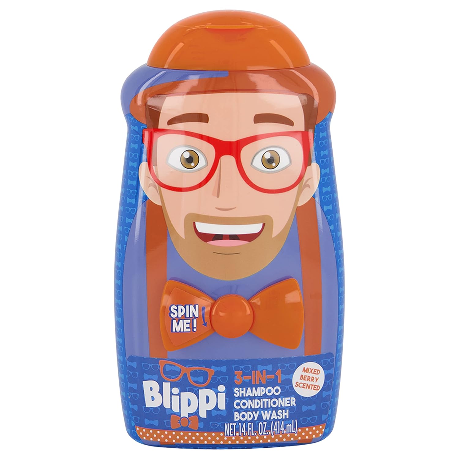 Amazon.com: Blippi Taste Beauty 3-in-1 Kids’ Bodywash, Shampoo, and ...