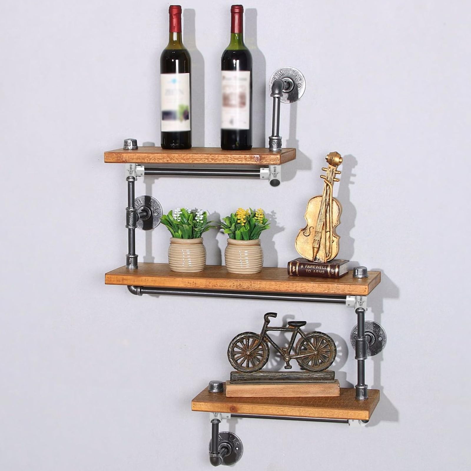 Snapklik.com : Corner 3 Way Pipe Fitting, 3-Way Stainless Steel Corner ...
