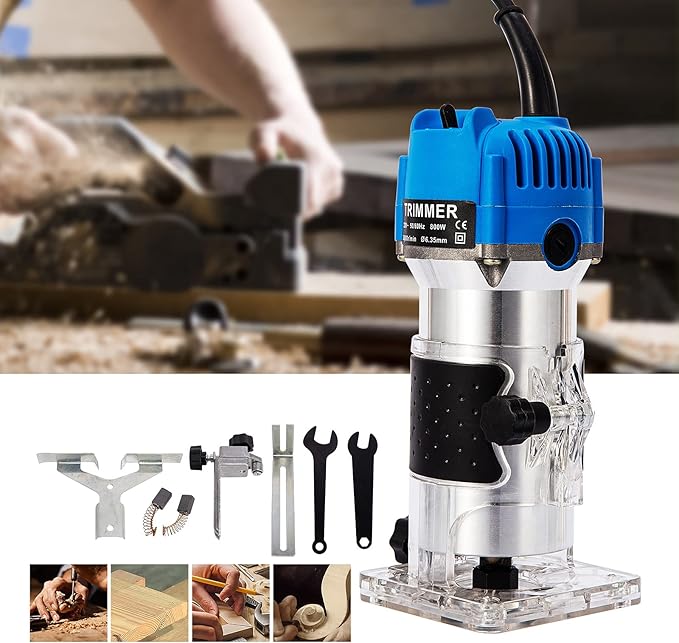 Wood Routers, Wood Trimmer Router Tool, Compact Wood Palm Router, Tool ...