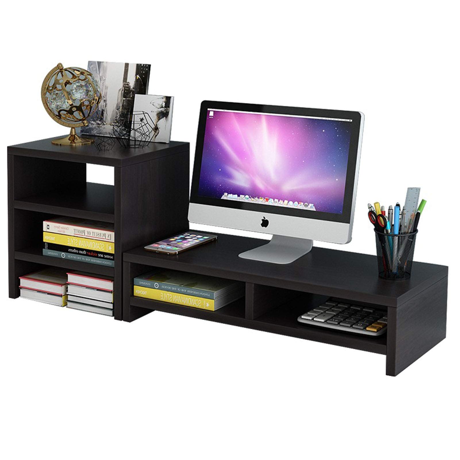 Buy U HOOME Monitor Stand Riser, Desk Monitor Stand 2 Tier for Flat ...
