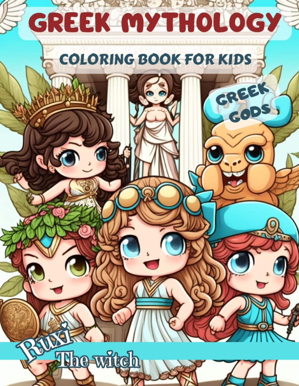 Amazon.com: Greek Mythology Coloring Book for Kids: Greek Gods to Color ...