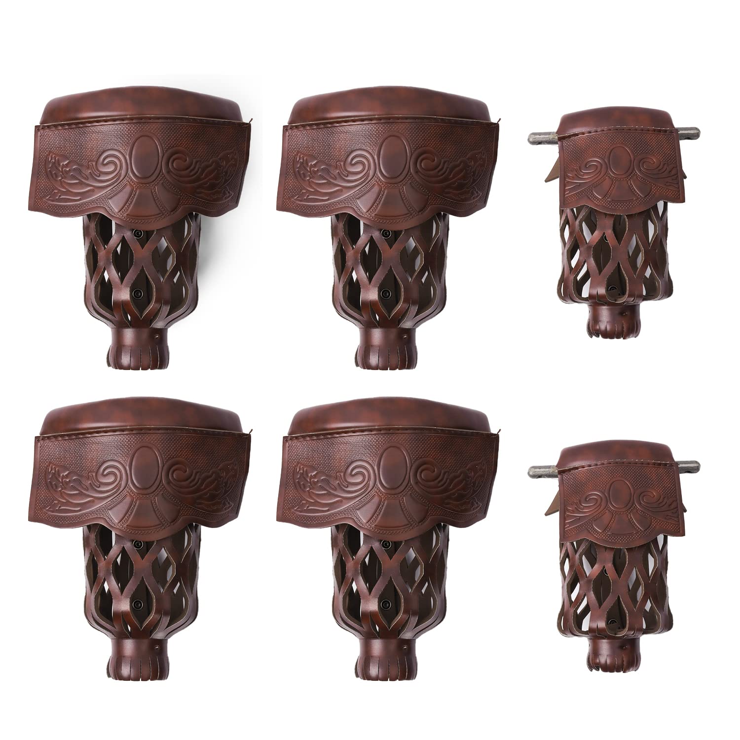 GSE Set of 6 Heavy Duty PU Leather Billiard Pool Table Pockets (Several ...