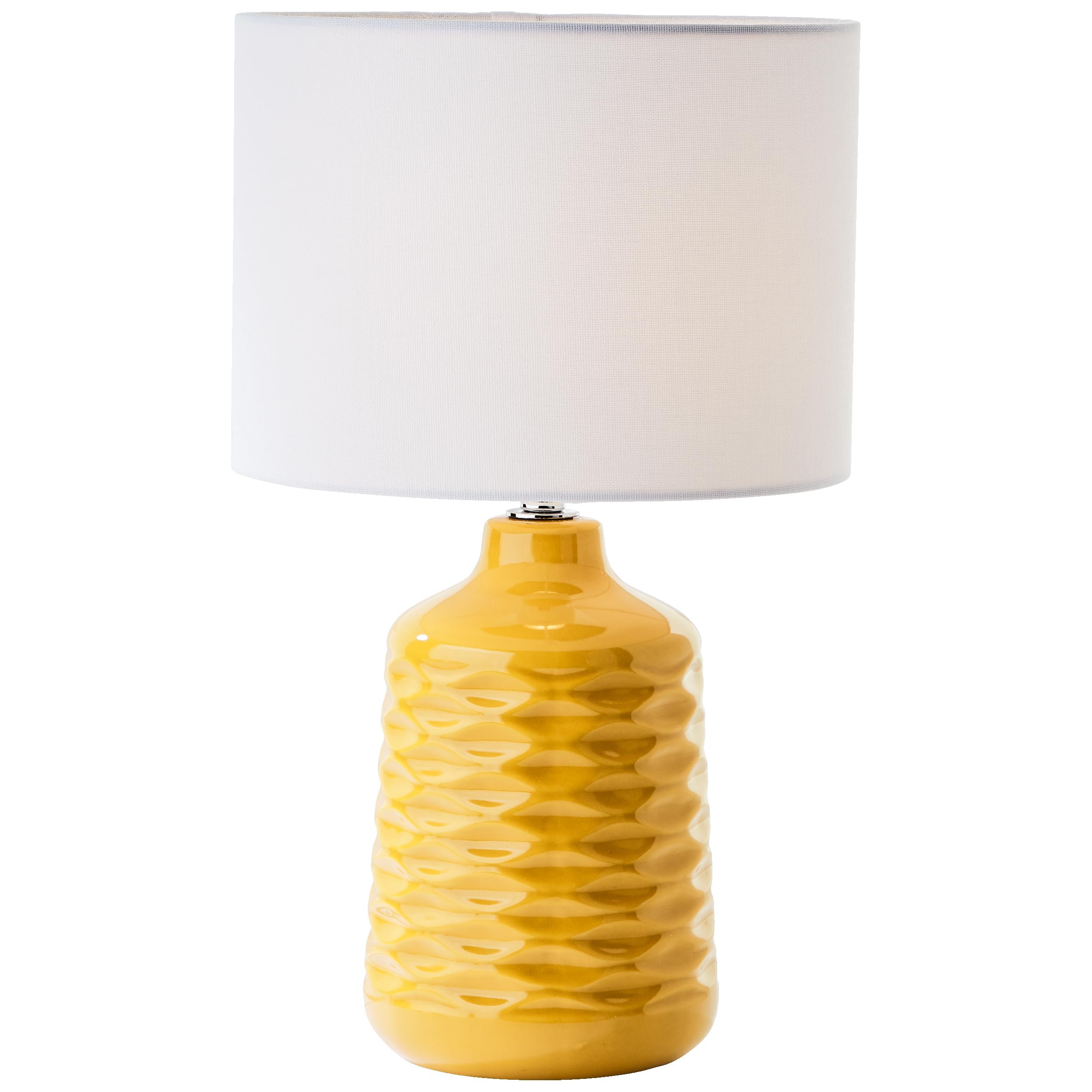 Yellow Ceramic Table Lamp Yellow Sculptural Ceramic Lamp By Bo Fajans.