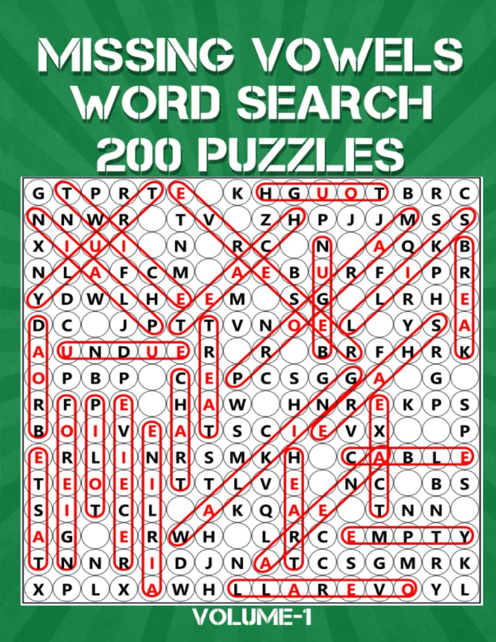 Missing Vowels Word Search: Over 200 Missing Vowels Puzzle Books for ...