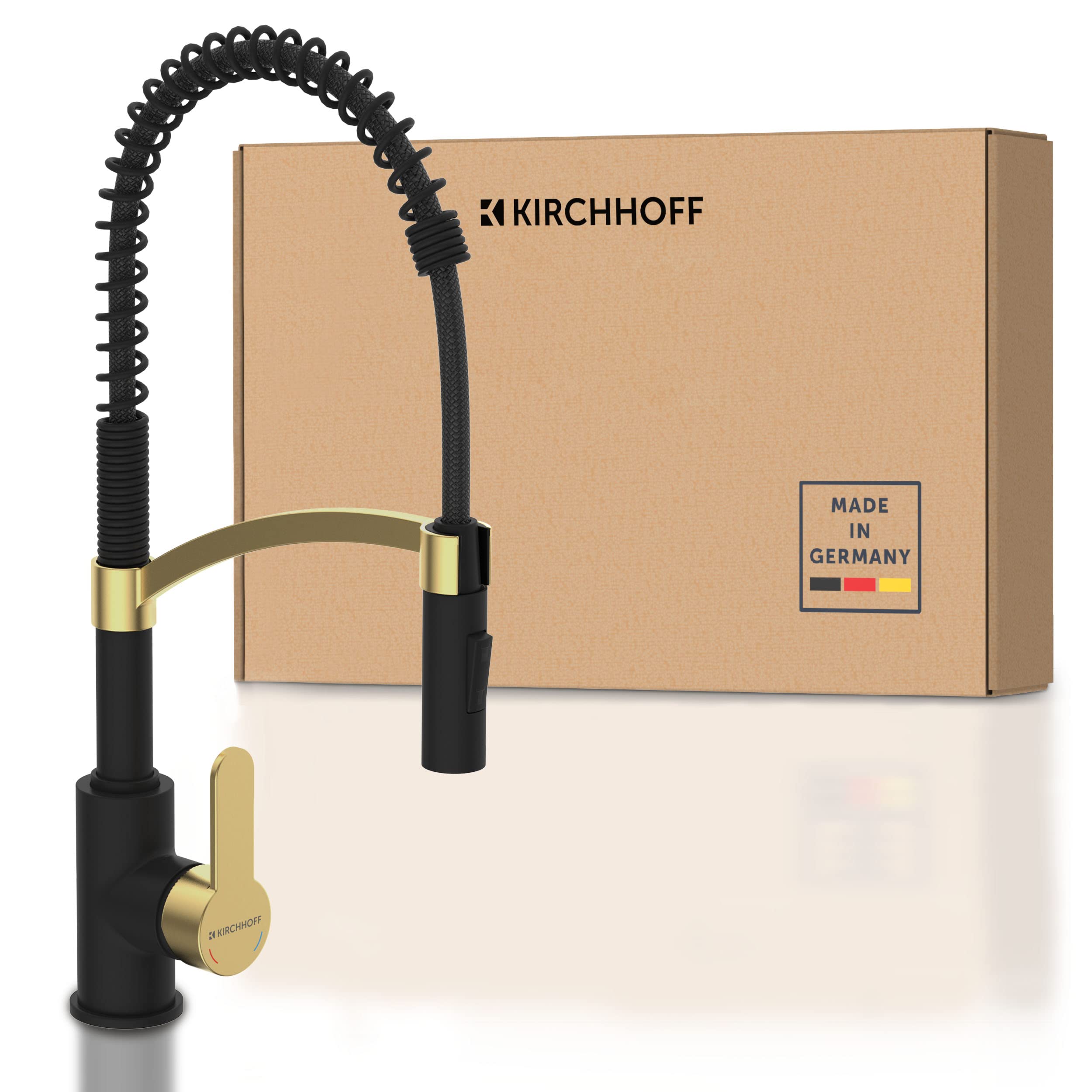 Kirchhoff Felis Premium Kitchen Faucet with Pull Down Sprayer, 1-Handle ...