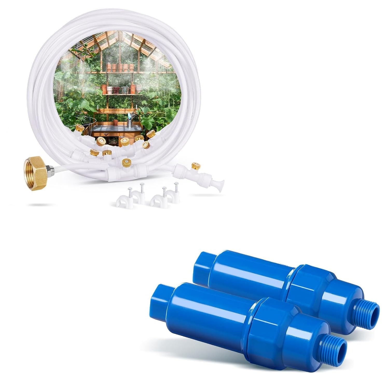 Amazon.com: Misting System 59FT+2 Filters : Patio, Lawn & Garden