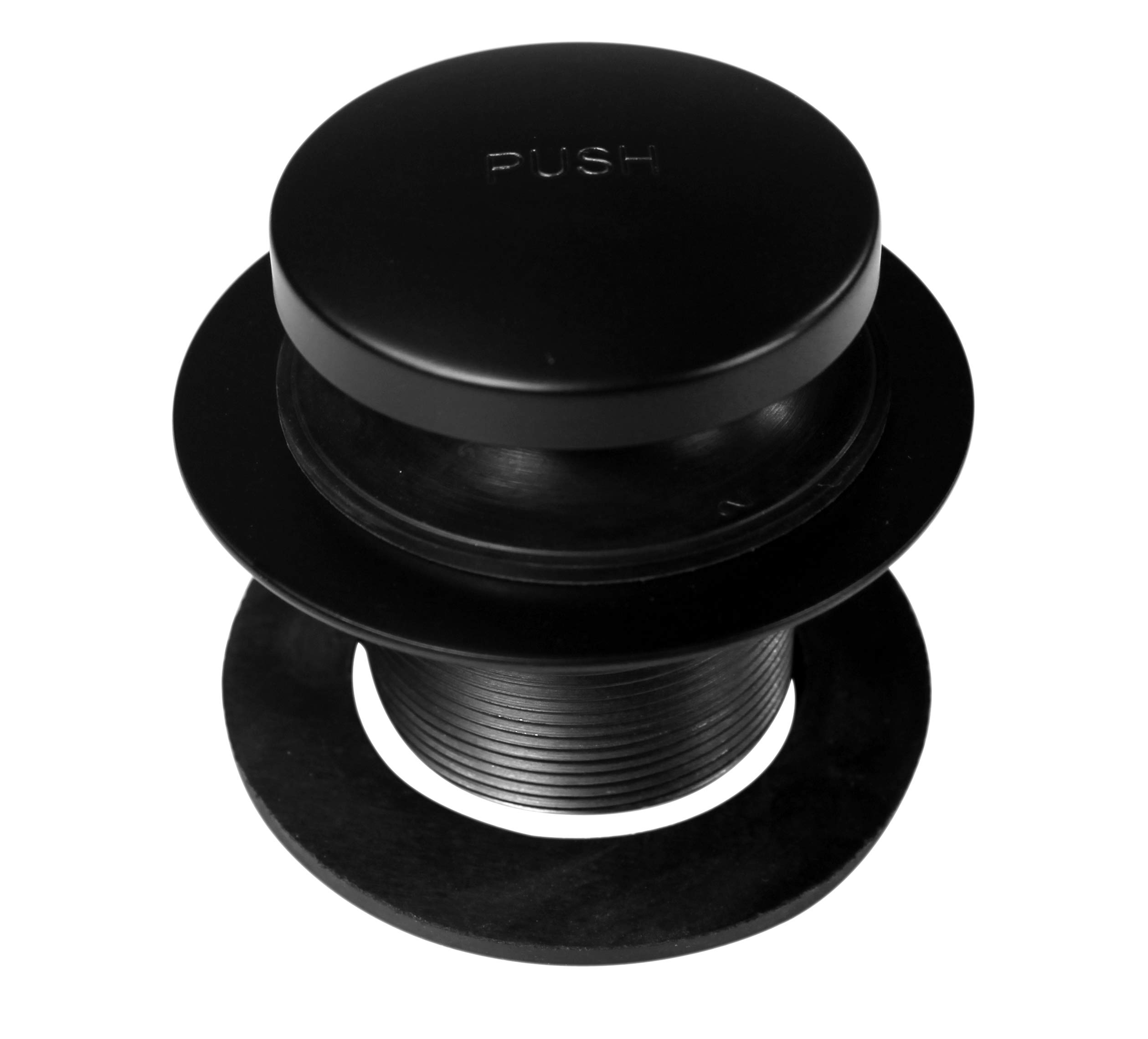 Westbrass Tip Toe 1-3/8" NPSM Fine Thread Bath Drain, Matte Black ...