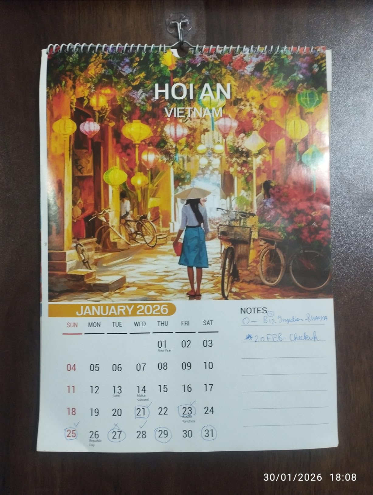 Kaameri Bazaar 2026 Wall Calendar | Professional Monthly Planner (Jan ...