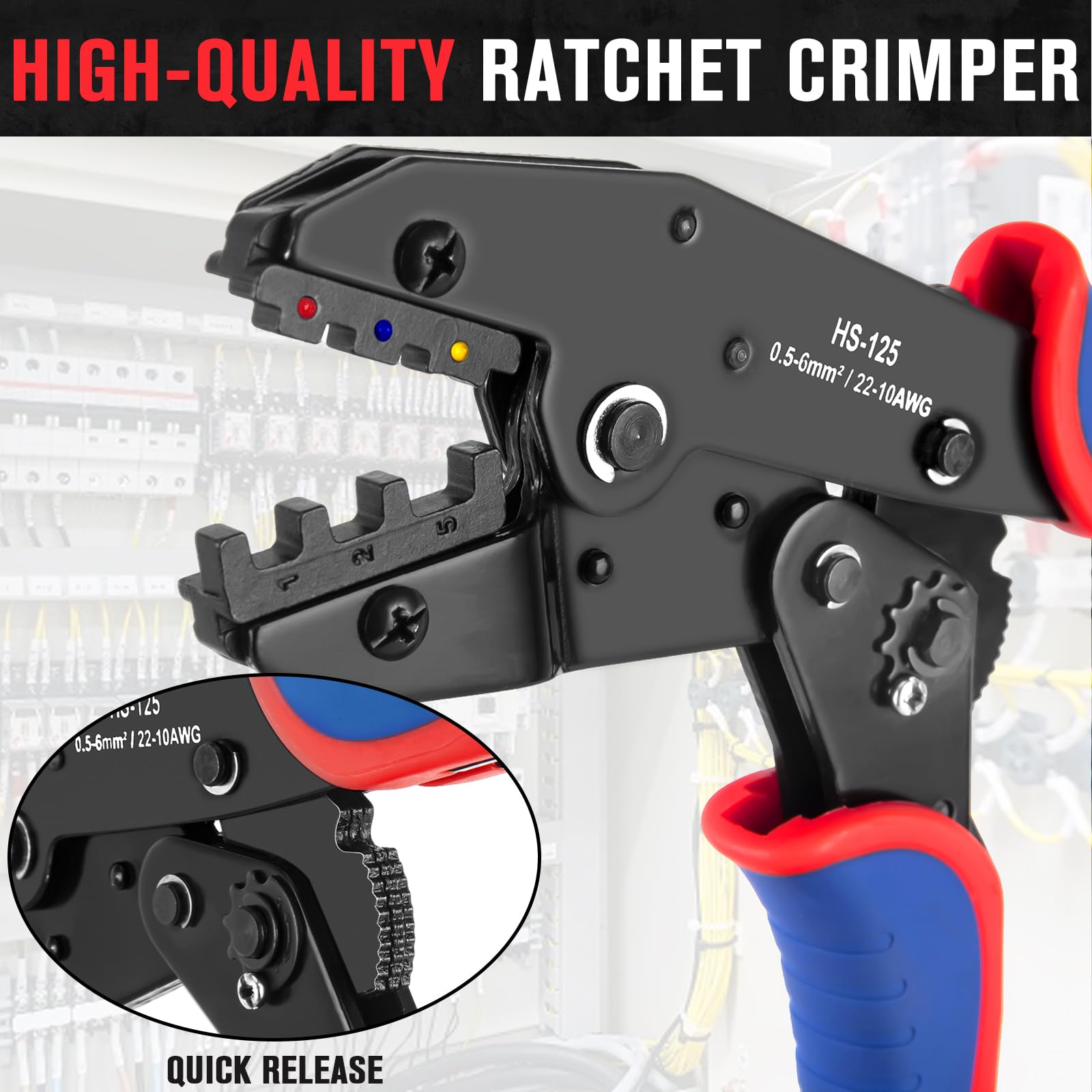 Wire Crimper Tool Haisstronica 201PCS Wire Stripper Kit - Automatic ...