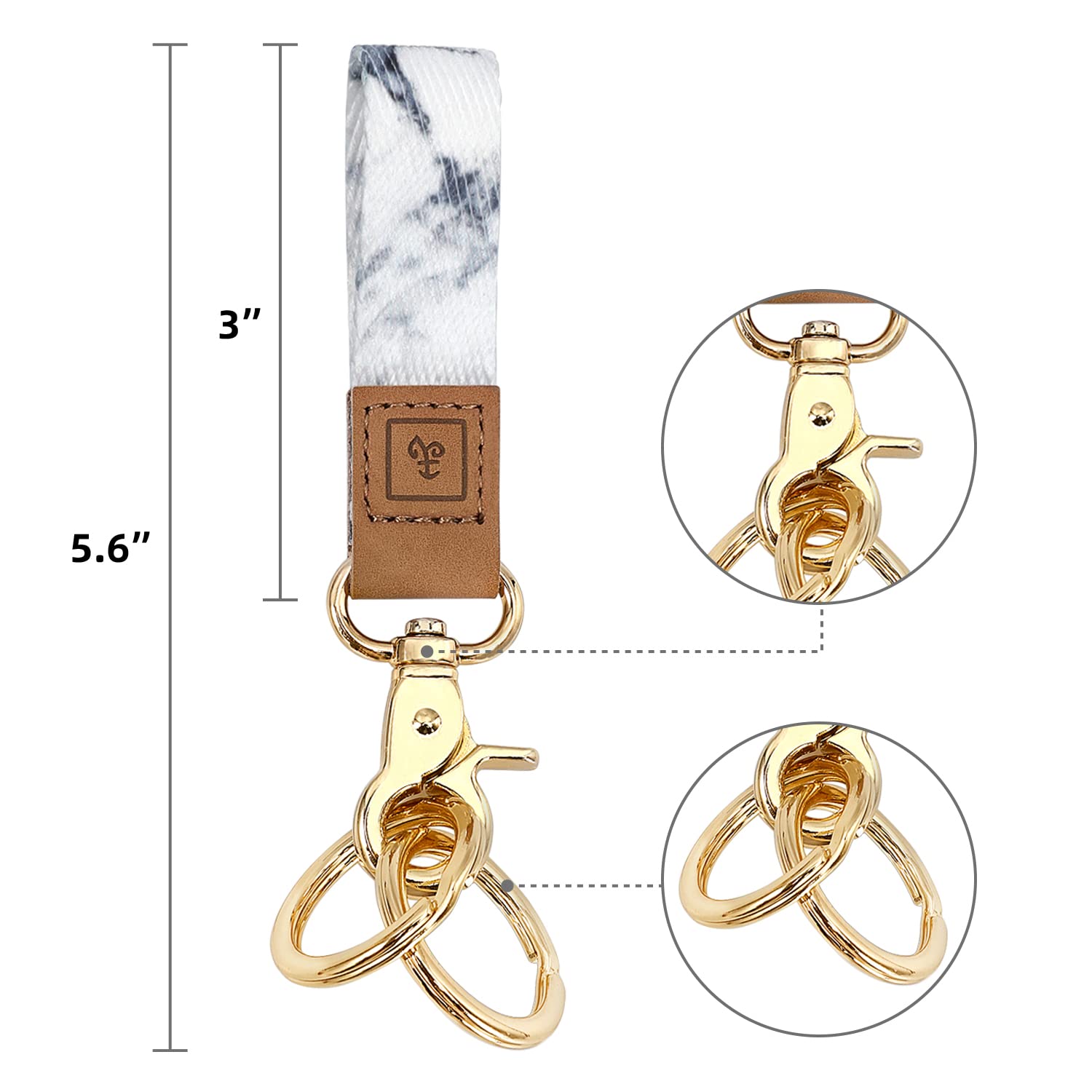 Snapklik.com : Finger Lanyard Keychain Holder
