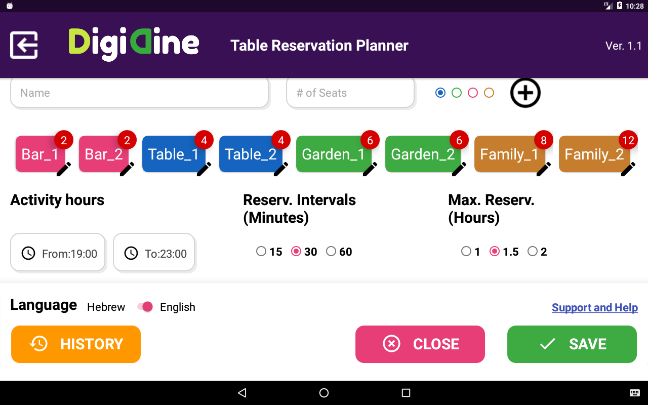 Restaurant Reservation Management & Table Planner (by DigiDine.com) - App on the Amazon Appstore