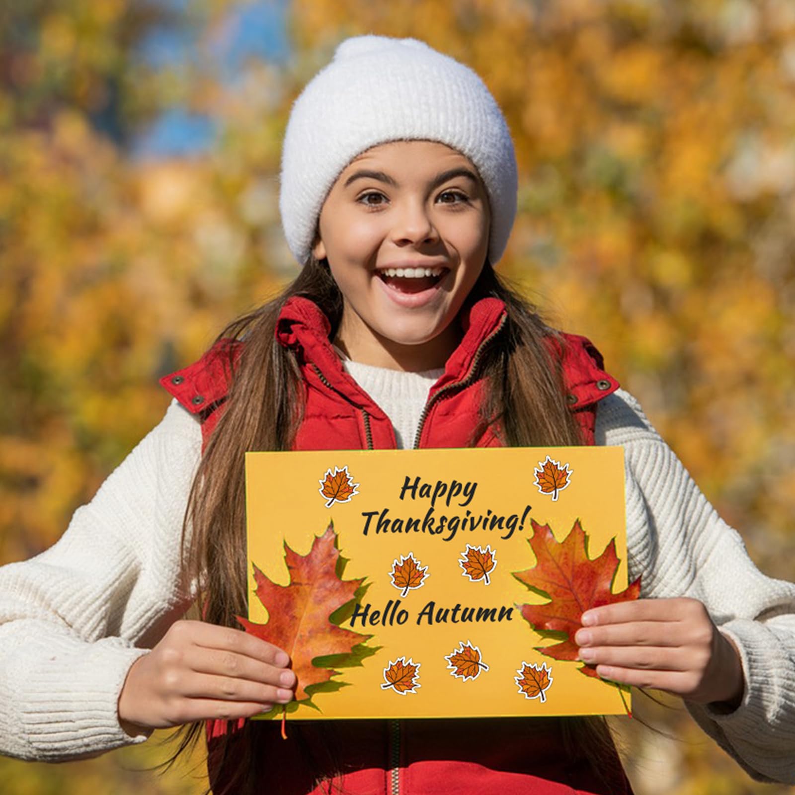 Snapklik.com : Fall Leaves Stickers - 480Pcs Thanksgiving Fall Maple ...
