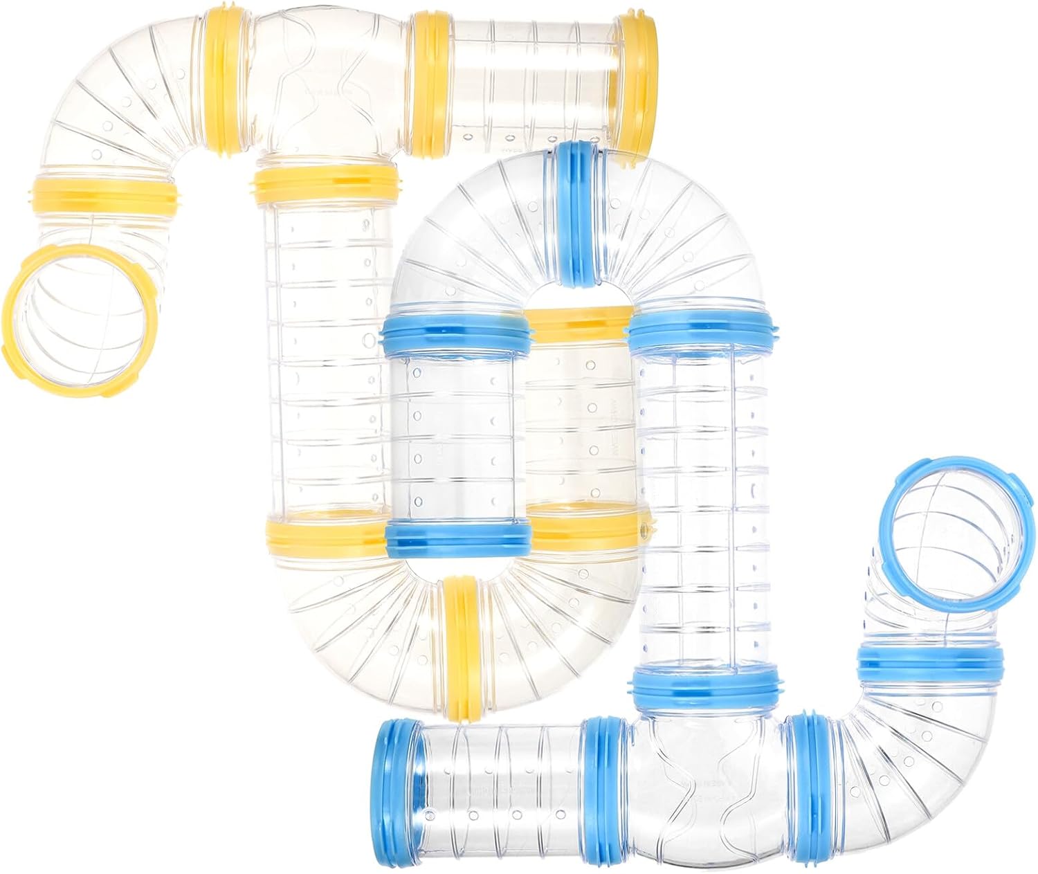 POPETPOP Hamster Tubes and Tunnels Kit : 2 Sets DIY Hamster Tunnel ...