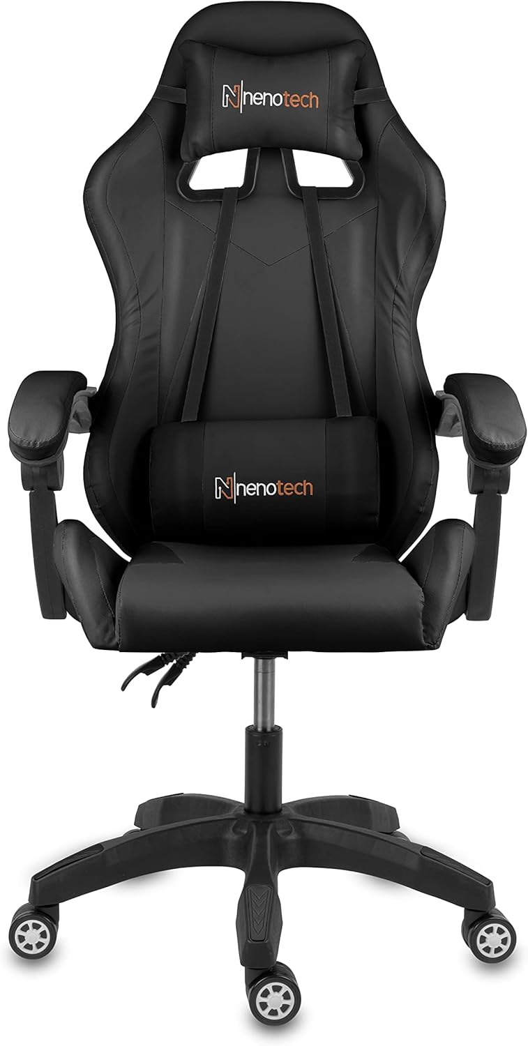 Amazon.com: Nenotech MAX Ergonomic Reclining Gaming Chair with Lumbar ...