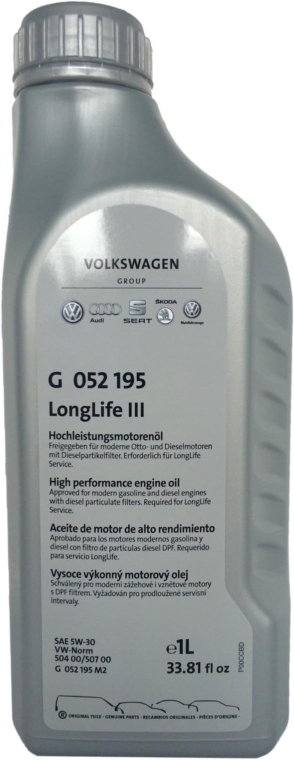 Aceite de motor G052195M2 para VW, 1 litro : Amazon.es: Coche y moto