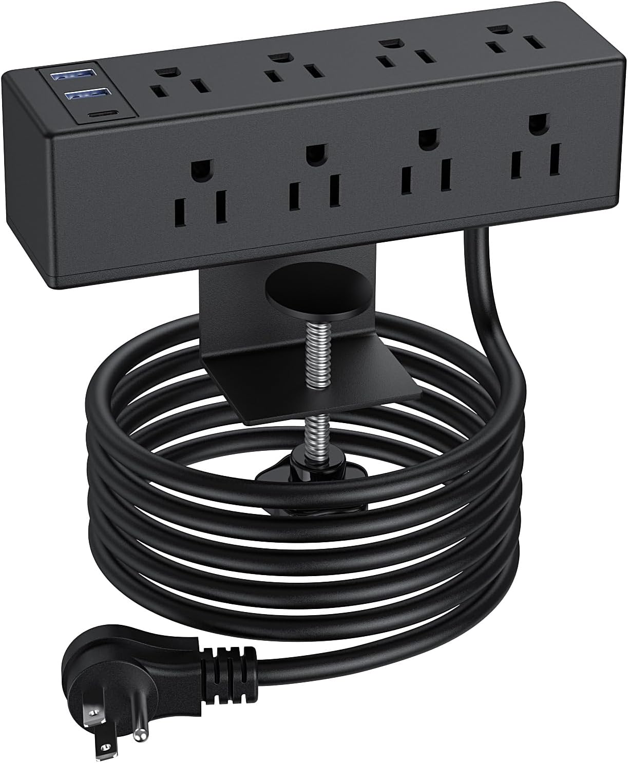 Amazon.com: Desk Clamp Power Strip Fast Charging Station USB-C Port 8 ...