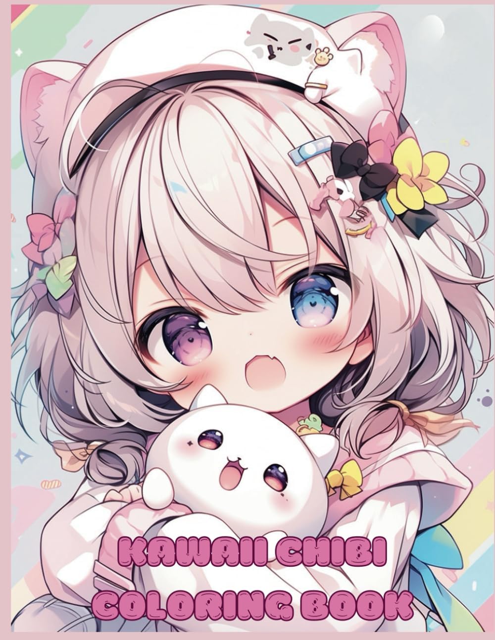 Kawaii Chibi Anime Girls Coloring Book Adorable Pages Of Cute ...