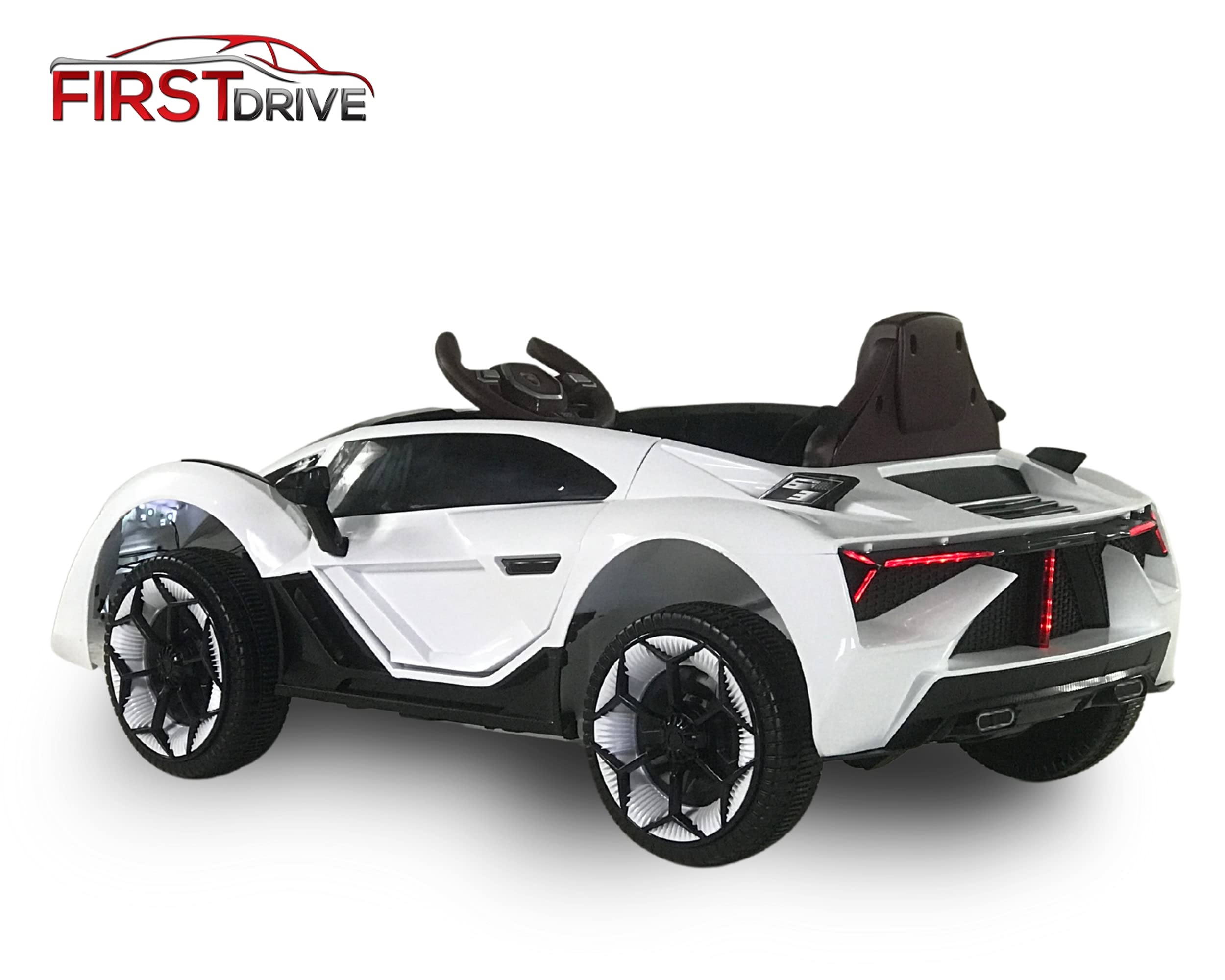 First Drive Lambo Concept 12v Kids Cars Dual Motor Electric Power Ride ...